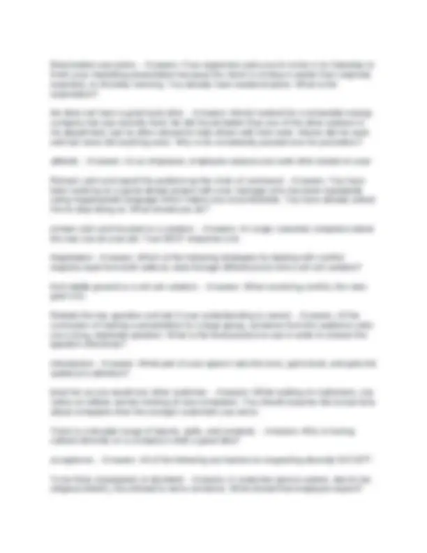 Workplace Readiness Test Review Questions and Answers | Exams Advanced ...