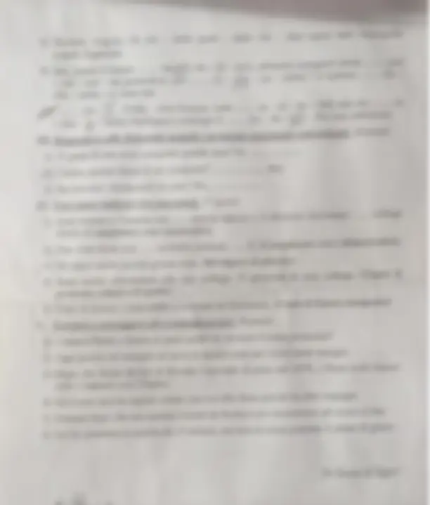 امتحانات سابقة الفرقة الاولى دور مايو | Exams Italian Language | Docsity