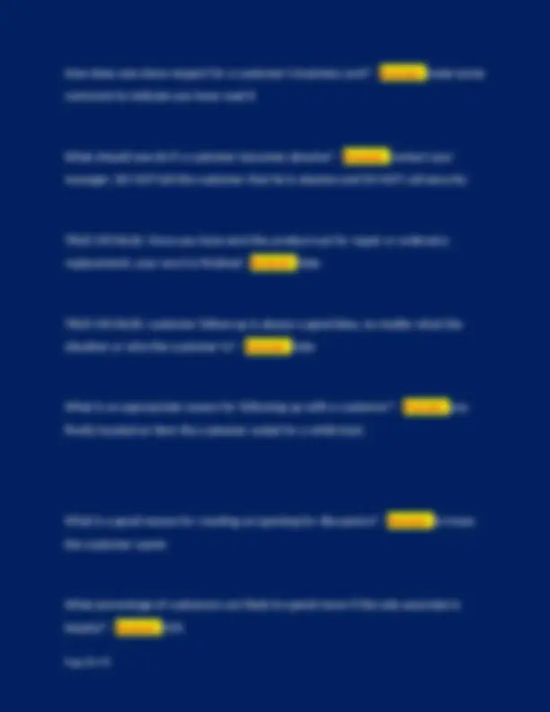 Customer Service Test/ Questions with Definitive Solutions. | Exams ...