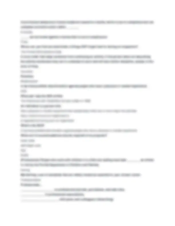 DCF Certification Test - Rules and Regulations for Facilities Questions ...