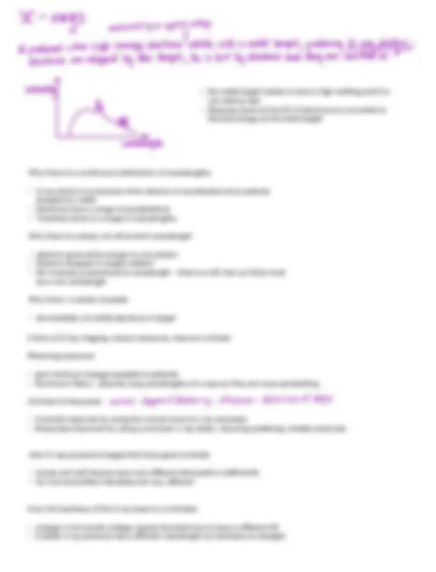 CIE A level A2 Physics 9702 | Study notes Physics | Docsity