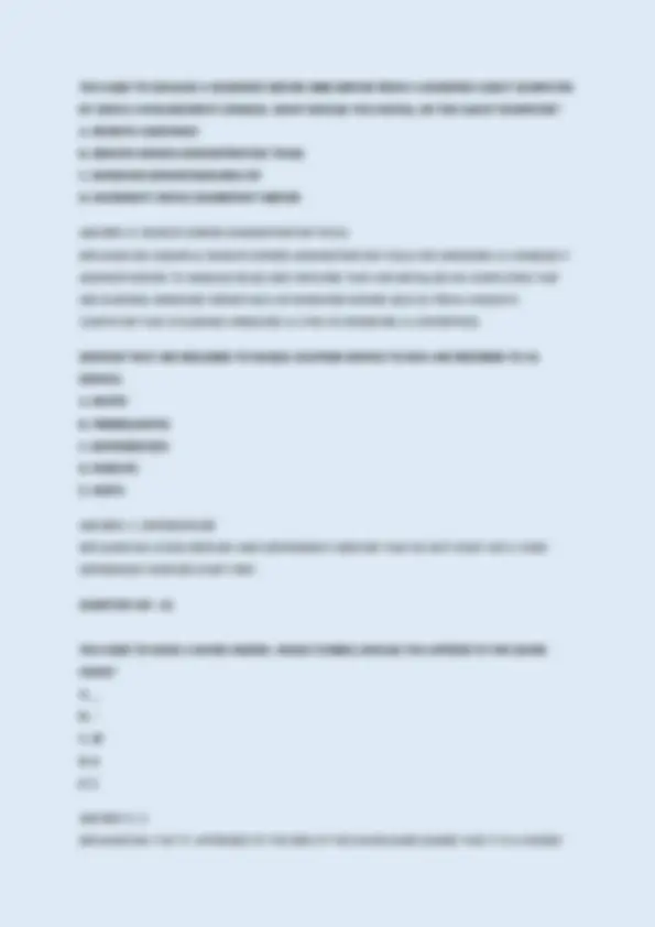 MTA 98-365: PRACTICE EXAM 100% VERIFIED ANSWERS 2024/2025 STUDY SET ...