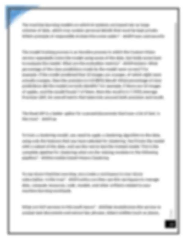 200 Practice Questions for Azure AI-900 Fundamentals Exam 2024-2025 ...