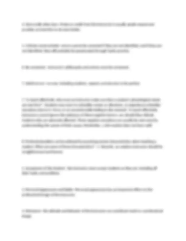 Flight Instructor Responsibilities and Professionalism: Exam ...