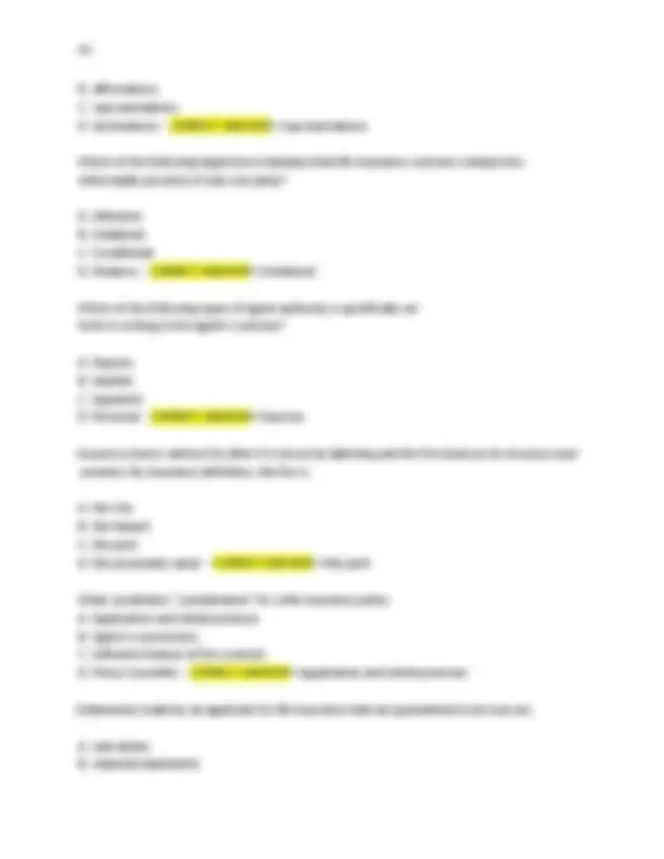 Florida 2-15 Insurance License Exam 2024-2025: Practice Questions and ...