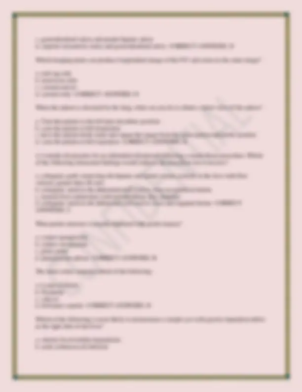 Abdomen Ultrasound Practice Exam Questions and Answers | Exams Nursing ...