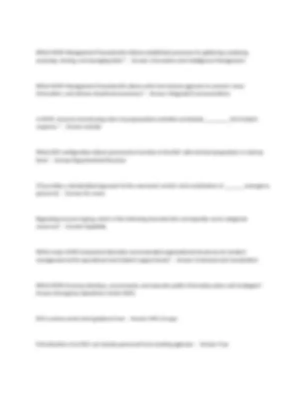 NIMS Exam Questions and Answers: A Guide to Incident Management | Exams ...