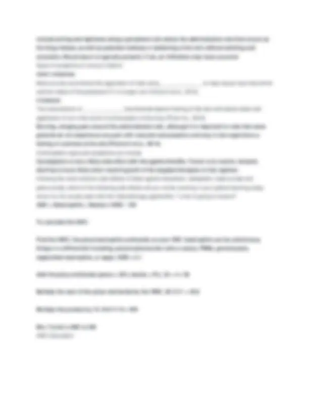 Oncology Case Study: Mrs. Turner's Chemotherapy Treatment | Exams Health sciences | Docsity