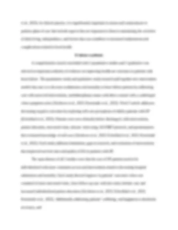 NR 715 Week 5 Assignment; Evidence Synthesis of Heart Failure Interventions | Assignments ...