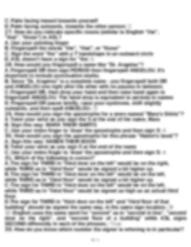 ASL Final Exam Questions with Complete Answers | Exams Sign Language ...