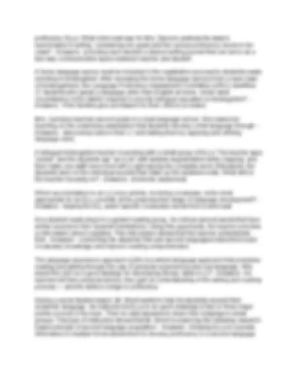 ELL PRACTICE TEST QUESTIONS AND ANSWERS | Exams Social Sciences | Docsity