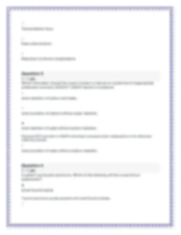 SCI 225 Pathophysiology Final Exam Proctored Questions and Answers | Exams Nursing | Docsity