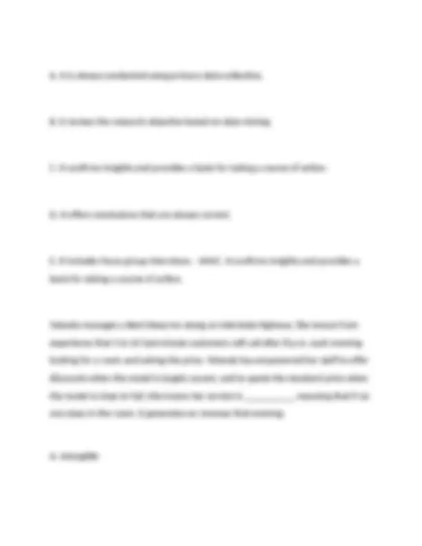 MKT 300 Exam 3 Practice Questions and Answers: Marketing Principles and ...
