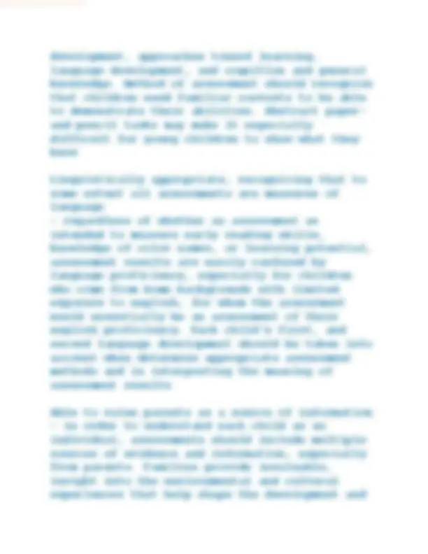 Assessment in Early Childhood Education: Principles, Methods, and Best Practices | Exams Nursing ...