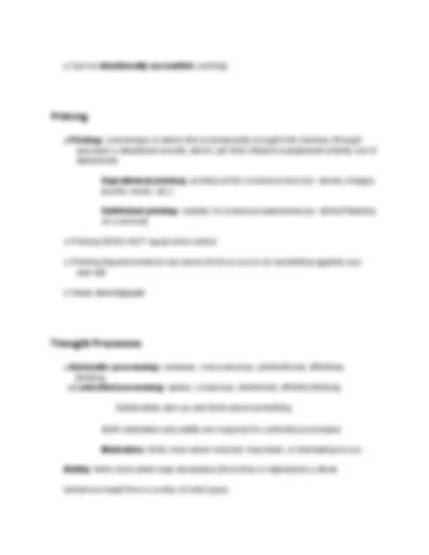 Introduction to Social Cognition: Study Guide, Definitions and Notes ...