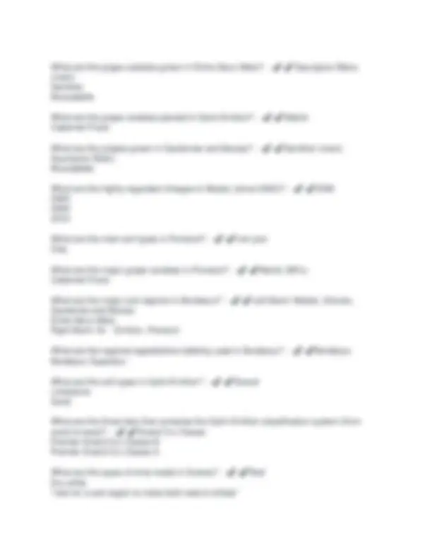 Introductory Sommelier Exam: Bordeaux Questions and Answers Fully Solved 100% | Exams Winemaking ...