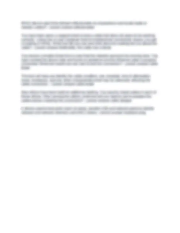 Networking Tools and Troubleshooting: Exercises and Questions | Exams Advanced Education | Docsity