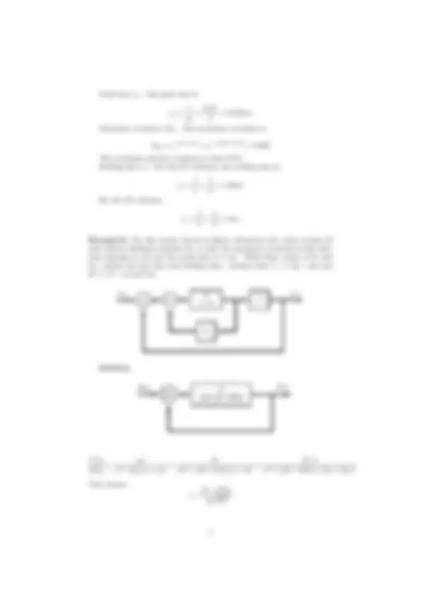 Time Response of Second-Order Systems: Examples and Solutions | Exercises Electronics | Docsity