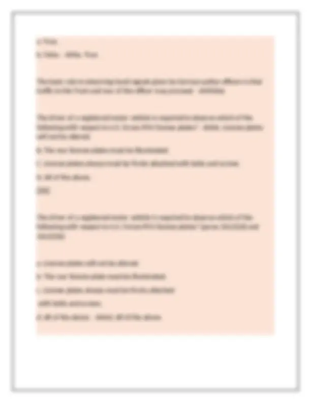 USAREUR German Drivers License Practice Exam: Questions & Answers ...