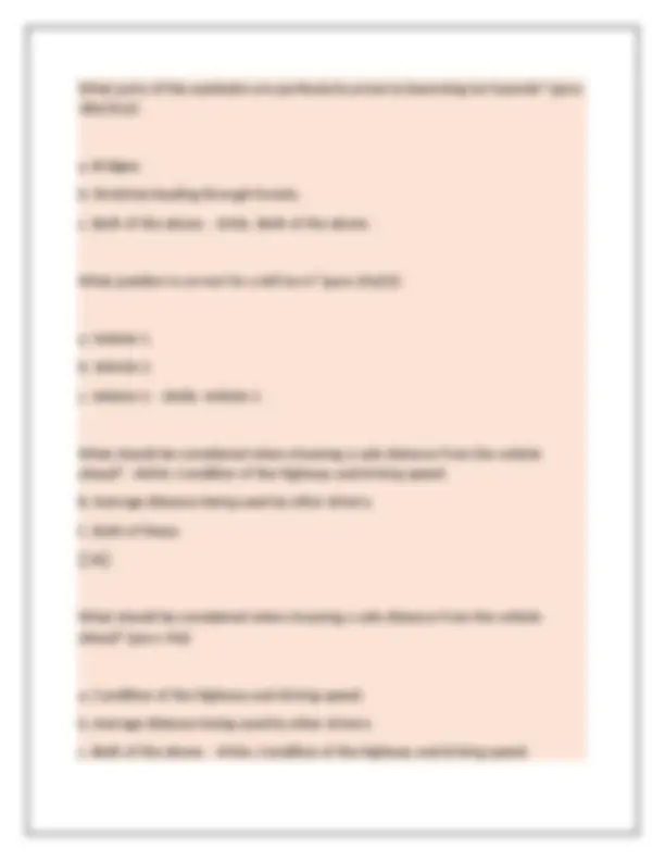 USAREUR German Drivers License Practice Exam: Questions & Answers ...