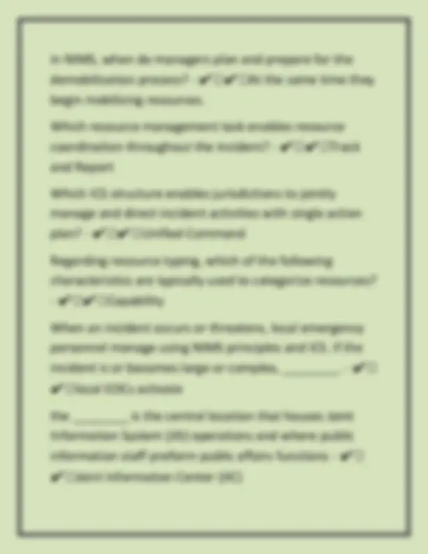 NIMS/700|57 Exam Practice Questions with Answers and Explanations ...