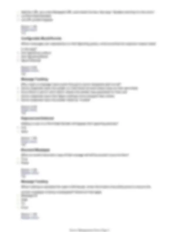 Mimecast - Email Security, Cloud Gateway Advanced Exam | Study notes ...