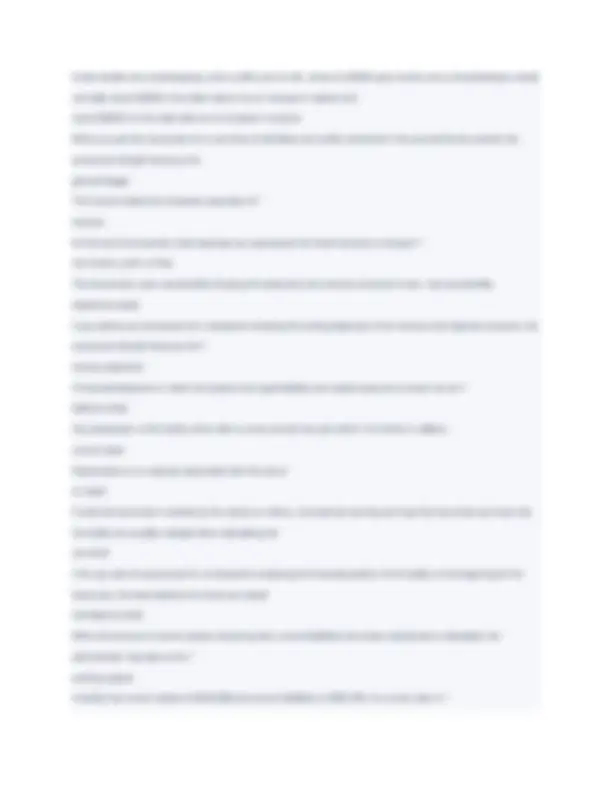 NAB Financial Questions with correct answers | Exams Finance | Docsity