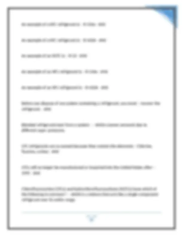 EPA 608 Universal Certification Exam Questions and Answers | Exams ...