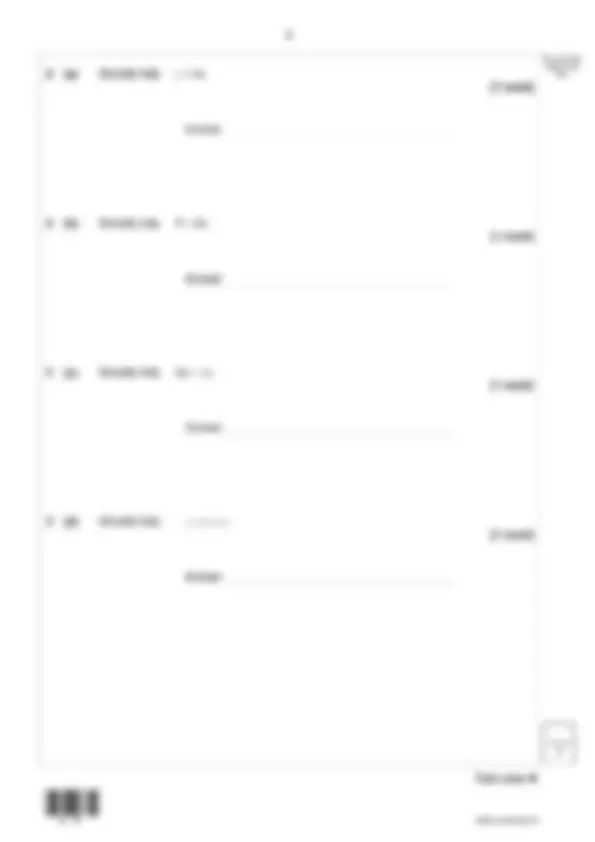 2024 AQA GCSE MATHEMATICS 8300/2F Foundation Paper 2 Question Paper ...