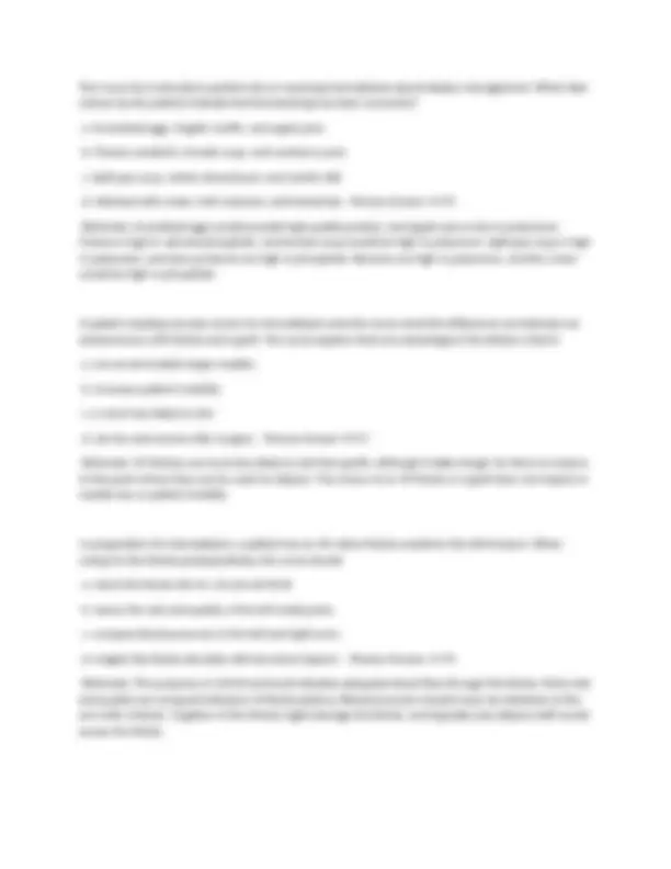 RENAL DISORDERS/DIALYSIS & PERITONEAL DIALYSIS NCLEX | Exams Nursing ...