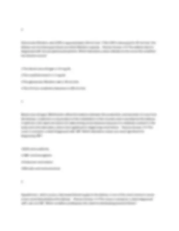 RENAL DISORDERS/DIALYSIS & PERITONEAL DIALYSIS NCLEX | Exams Nursing ...