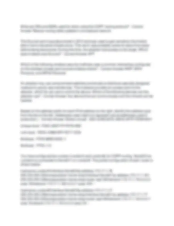 Cisco CCNA 200-301 Practice Exam 2024 with Correct Answers | Exams ...