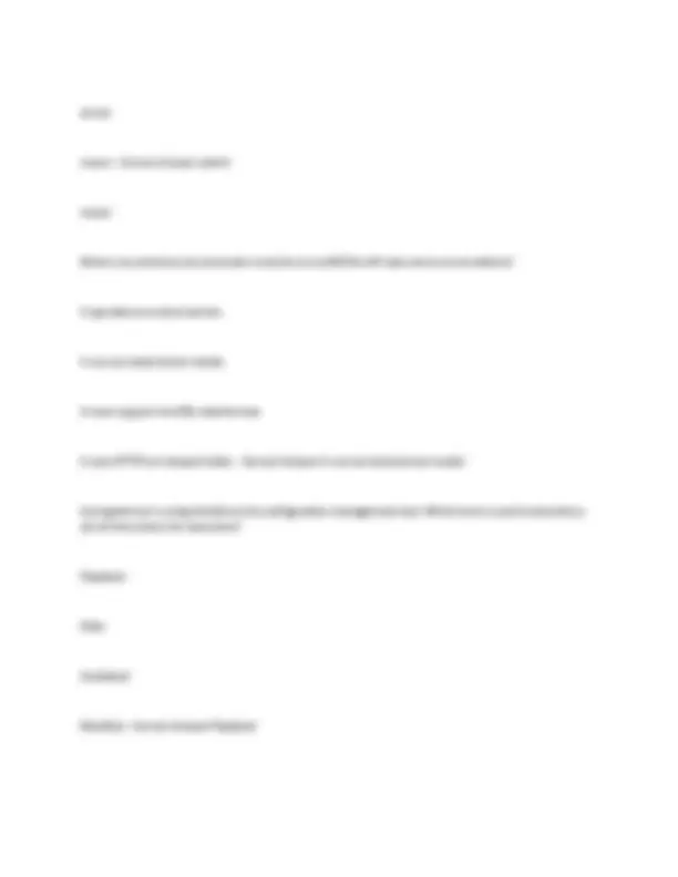 CCNA (200-301) Practice Examination with Correct Answers | Exams ...