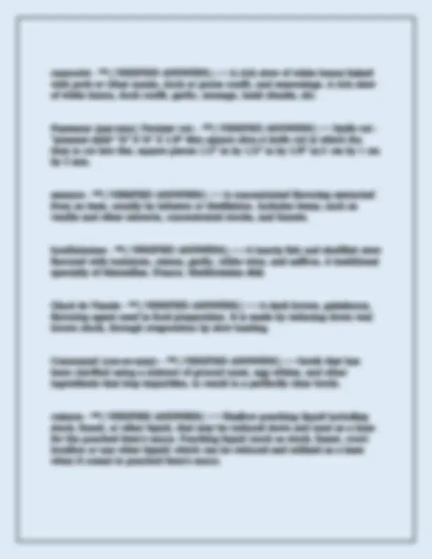 Glossary of Culinary Terms: A Guide to French Cooking Techniques and ...