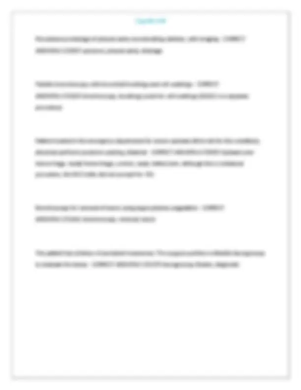 CPT SURGERY CODING ACTUAL EXAM QUESTIONS WITH CORRECT DETAILED ANSWERS ...