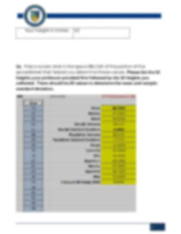 Analyzing Heights: Empirical Rule and Normal Distribution | Assignments Mathematics | Docsity