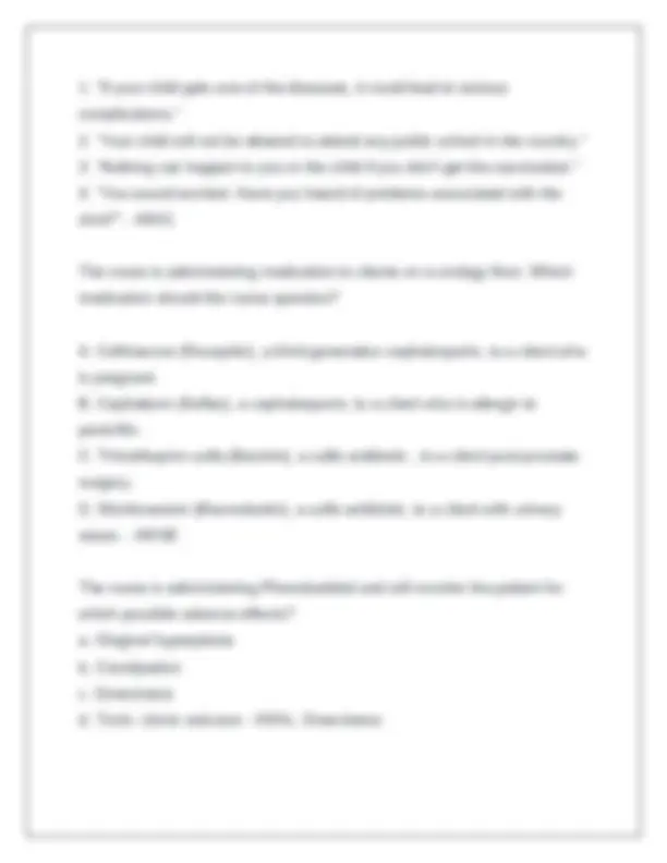 Pharmacology Quiz Questions (Exam 1): A Comprehensive Review | Exams ...