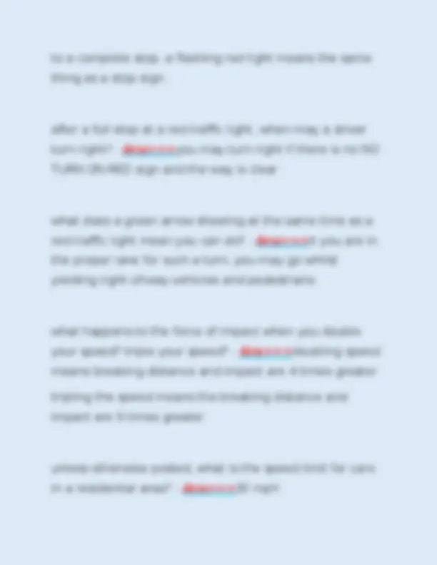 Florida Driver's License Handbook Study Guide: Questions and Answers ...
