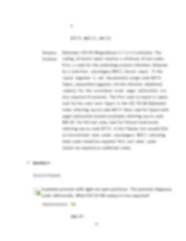 Procedure Coding 101-009 Week 2 Chapter 4: Questions and Answers ...