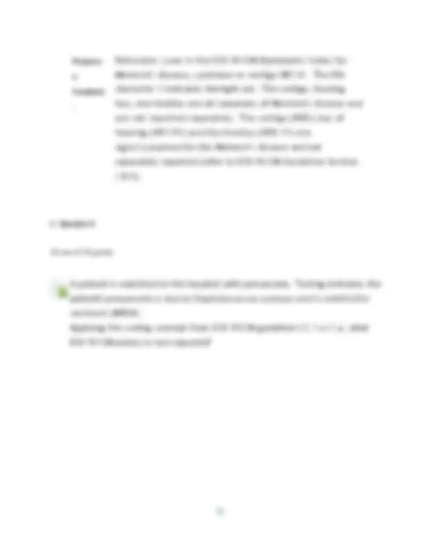 Procedure Coding 101-009 Week 2 Chapter 4: Questions and Answers ...