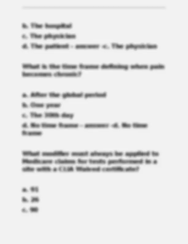 AAPC Final Exam Solutions: Medical Coding Practice Questions | Exams ...