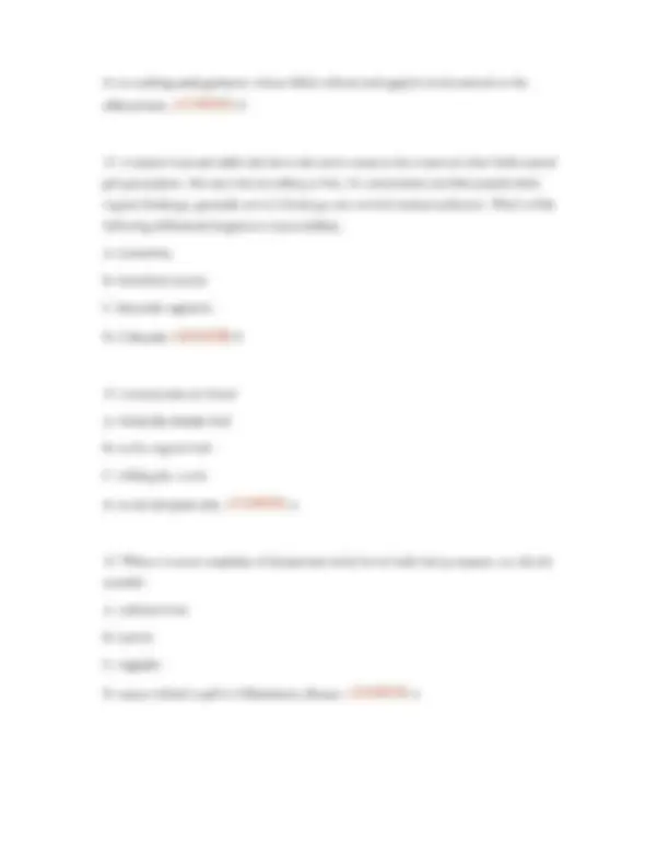 Female Genitourinary Problems Chapter 15 Exam with Questions and ...