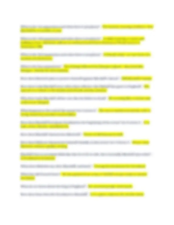 Macbeth Study Guide: Questions and Answers | Exams Advanced Education ...