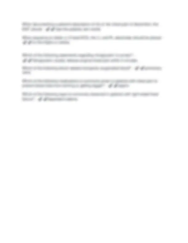 EMT Chapter 17 JBL Quiz: Cardiovascular System and Cardiac Emergencies ...