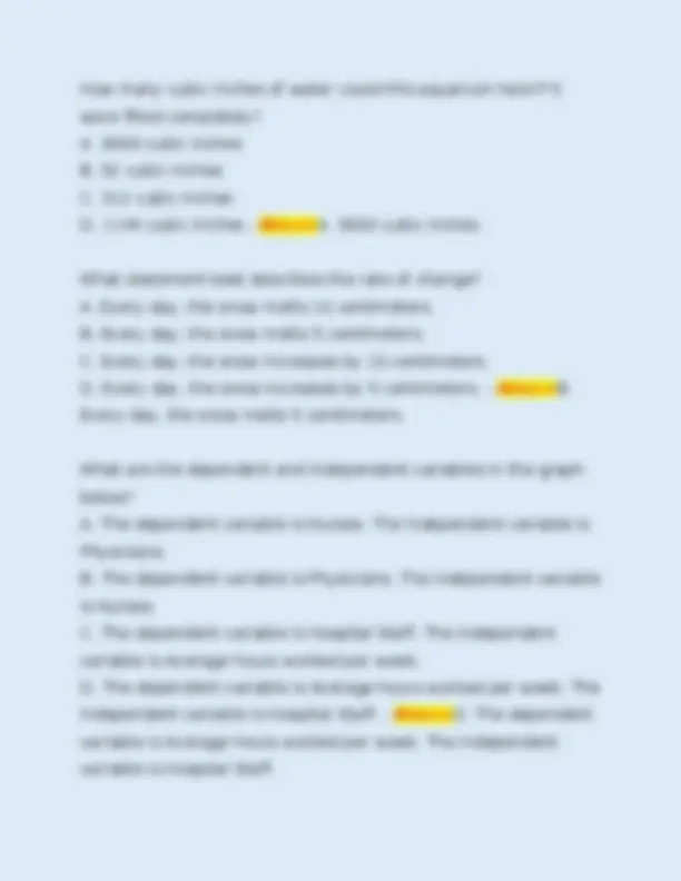 Practice Questions for Standardized Nursing Entrance Exam: Mathematics ...
