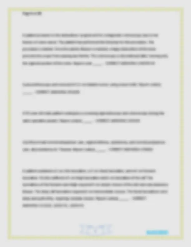 CPT Surgery Coding Questions and Answers: Latest Update 2024-2025 ...