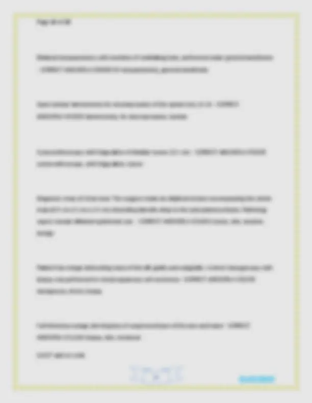 CPT Surgery Coding Questions and Answers: Latest Update 2024-2025 ...