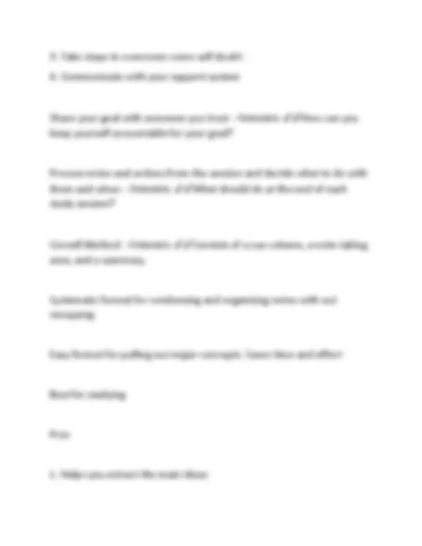 Academic Success Strategies: Goal Setting, Time Management, and Note ...
