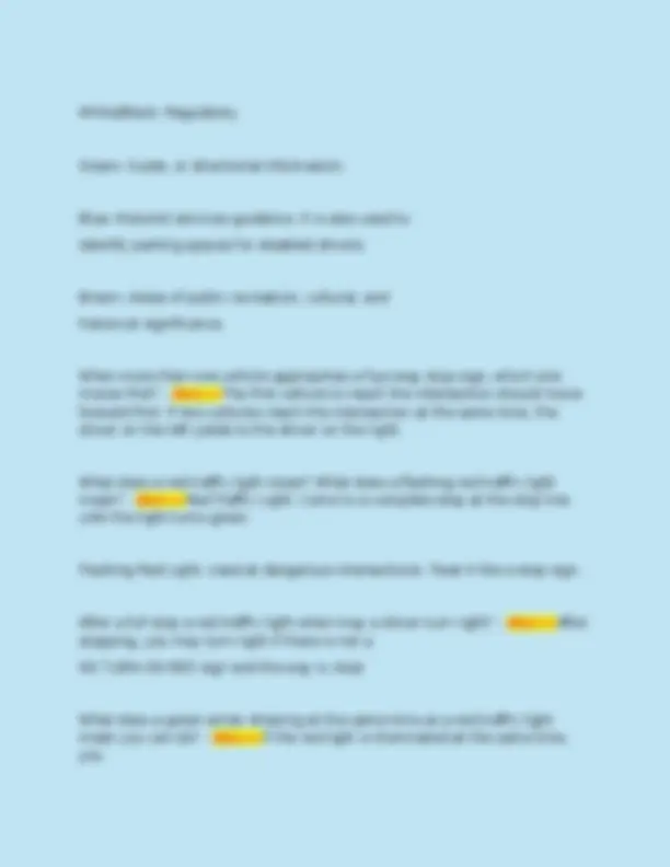 Florida Class E Drivers License (Test Your Knowledge) questions with ...