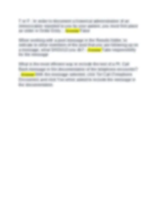 Epic Nurse Exam Prep Questions with Correct Answers for Guarantee Pass ...